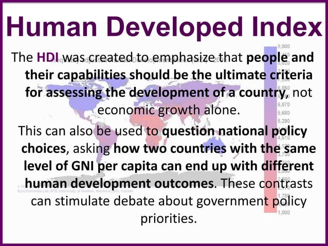 HUMAN DEVELOPMENT INDEX | PPT