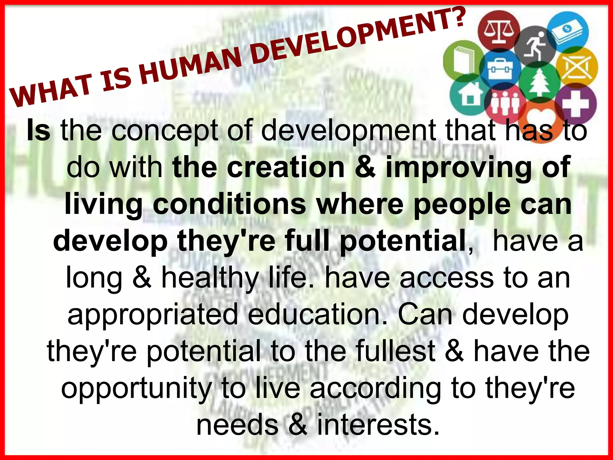 HUMAN DEVELOPMENT INDEX | PPT