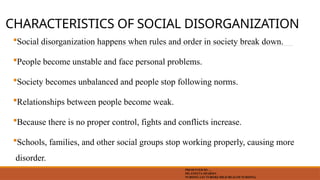 SOCIAL DISORGANIZATION..............pptx