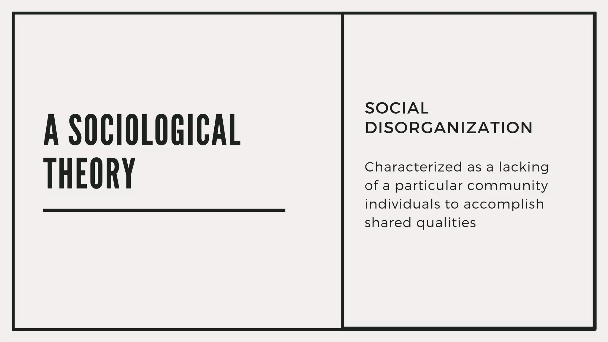 Social disorganization theory | PDF