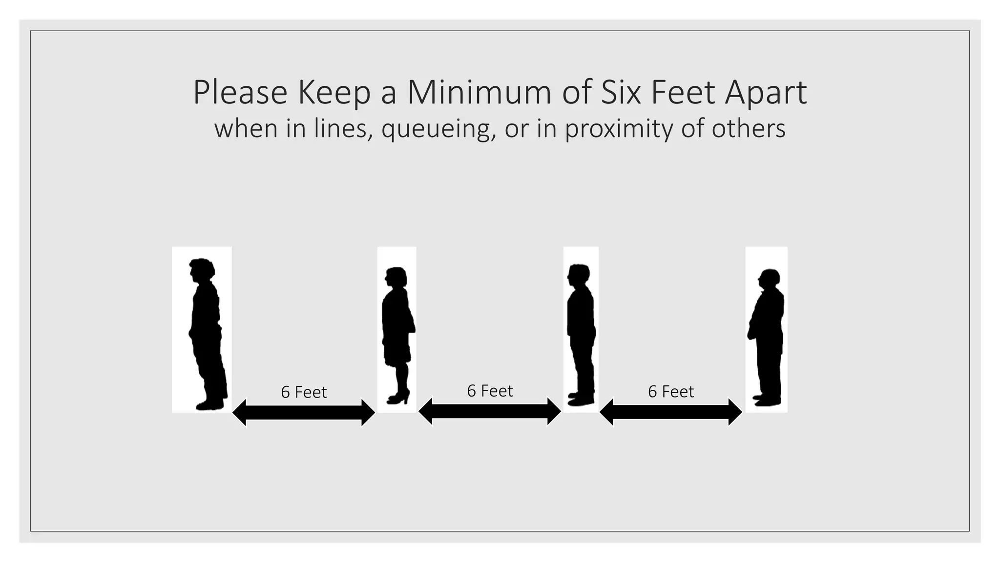 Social Distancing - Safe Six - Floor Marking Guide | PPT