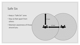 Social Distancing - Safe Six - Floor Marking Guide | PPT