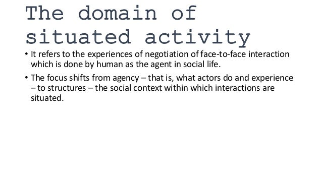 Social domain: theory interpreting intercultural communication
