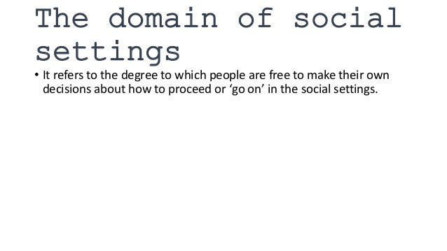 Social domain: theory interpreting intercultural communication