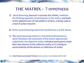 Exploring Patterns of Connection with Social Dreaming | PDF
