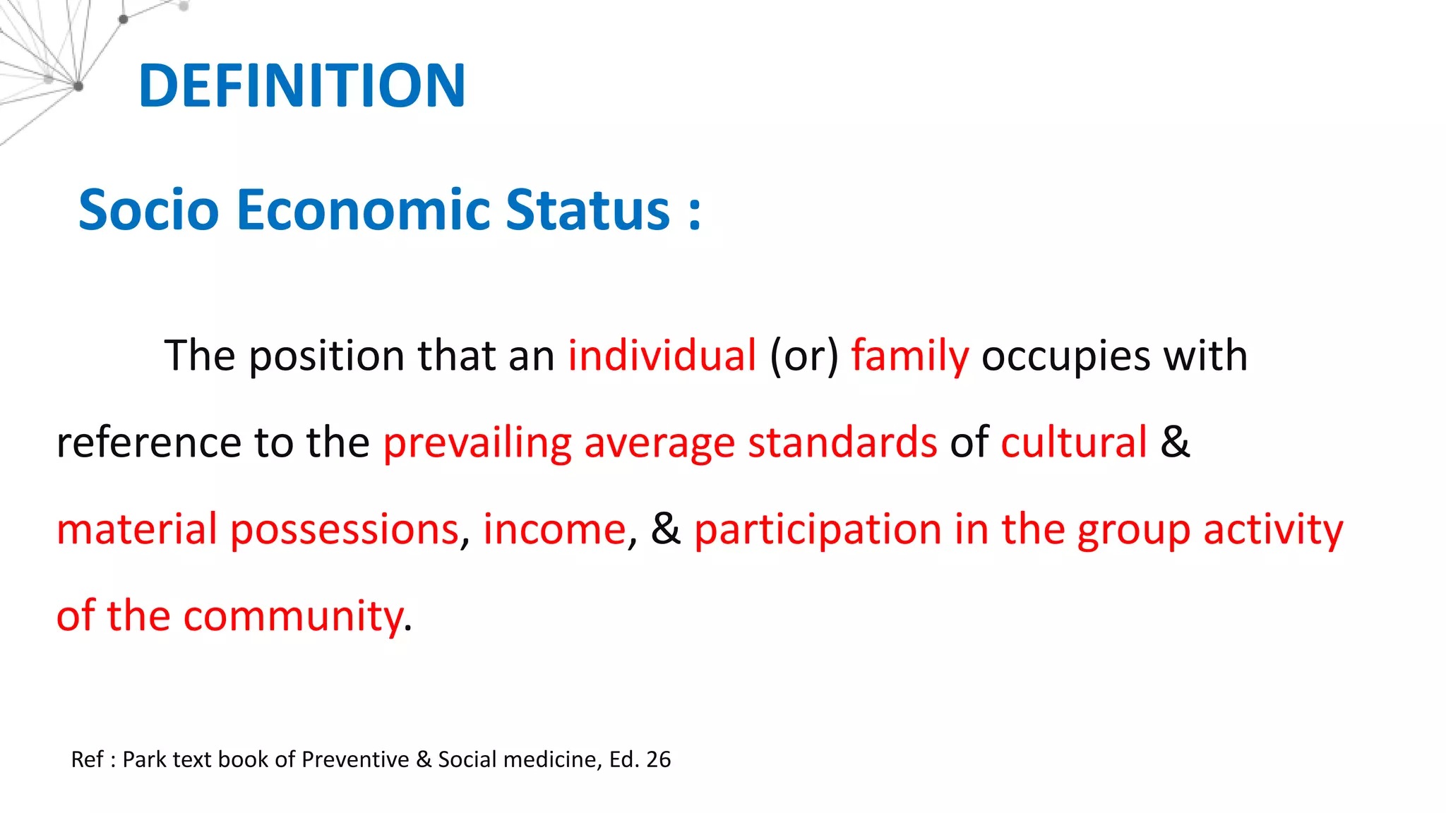 Socio Economic Status.pptx