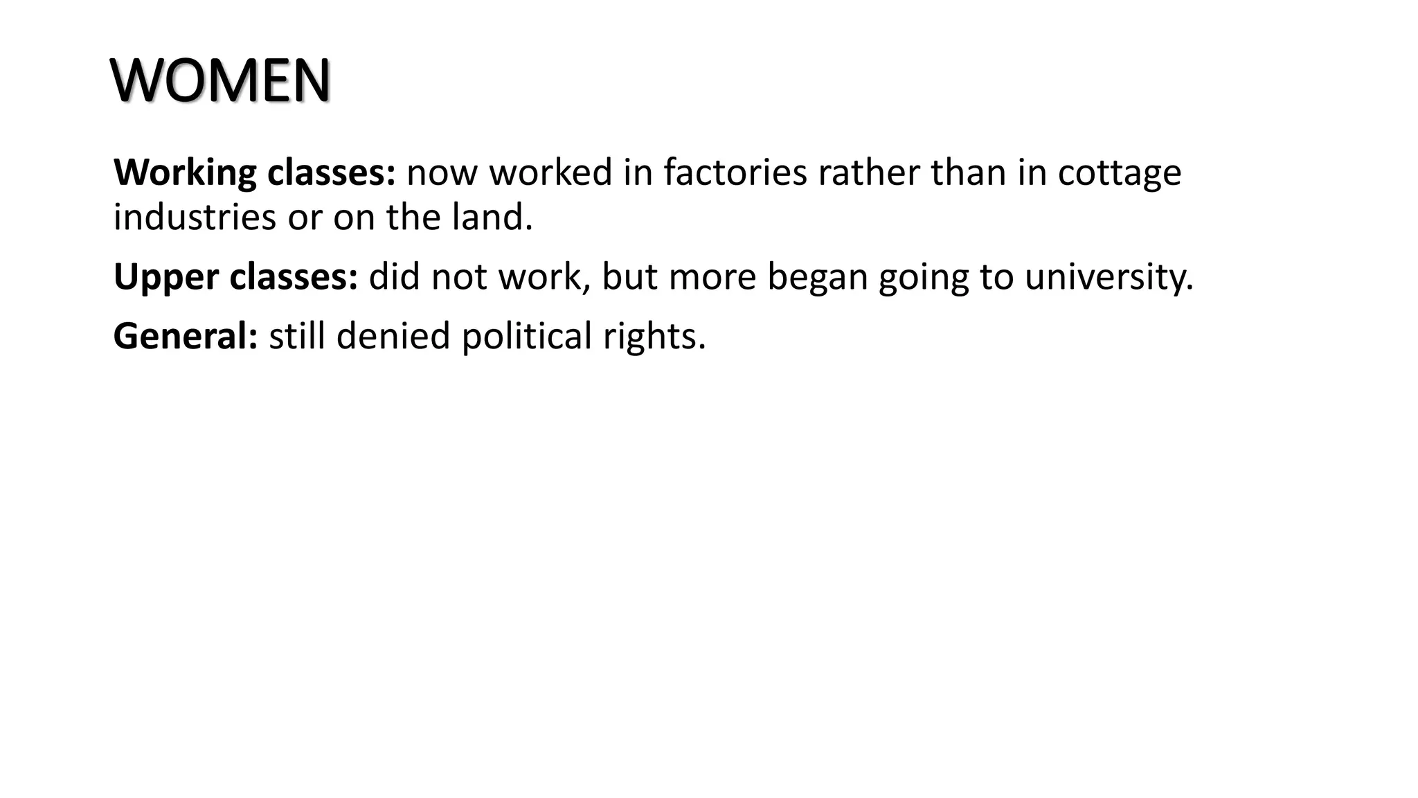 INDUSTRIAL REVOLUTION ON DIFFERENT CLASSES. | PPT