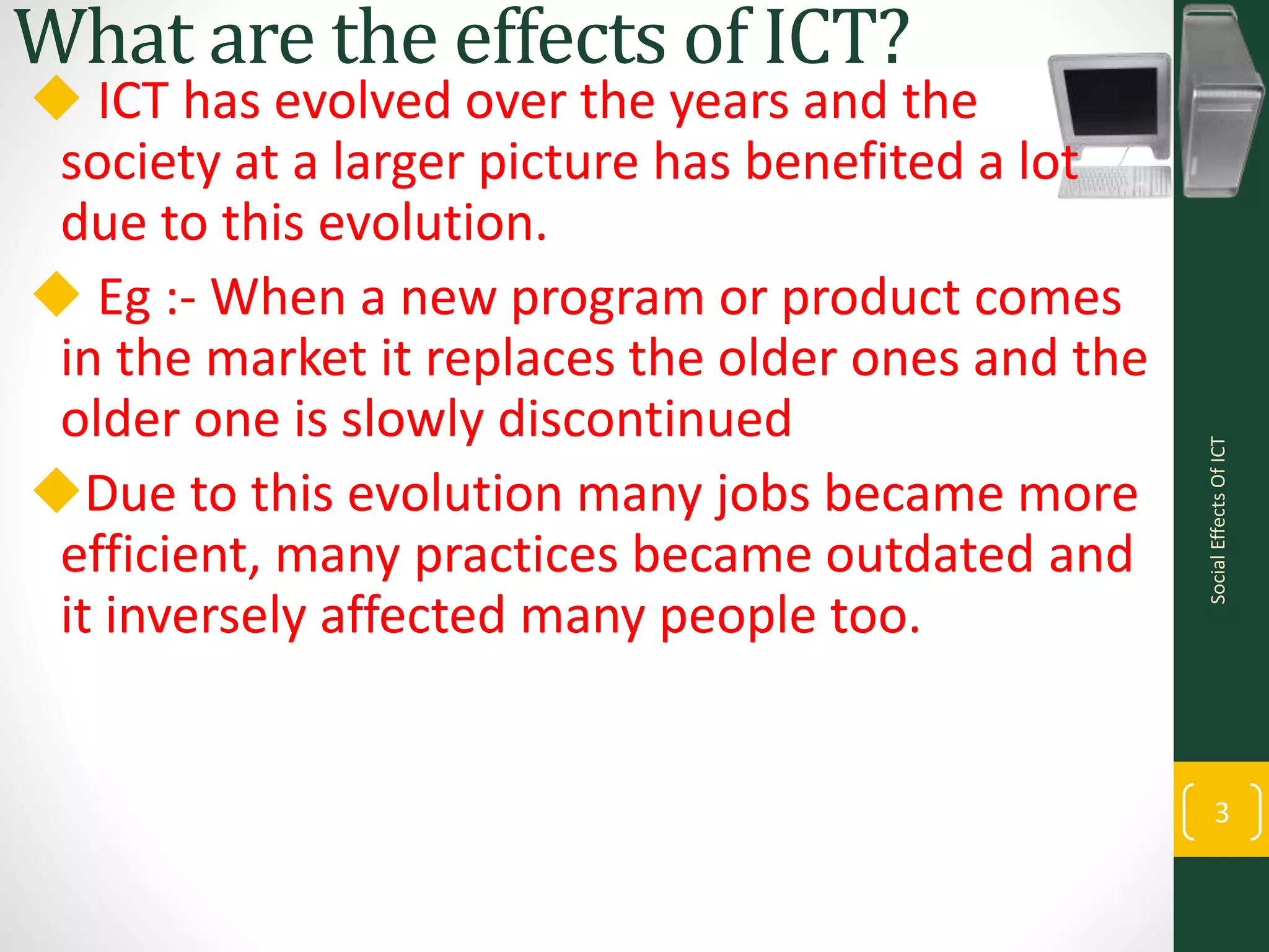 Effects Of Technology On Humans & Life | PPTX