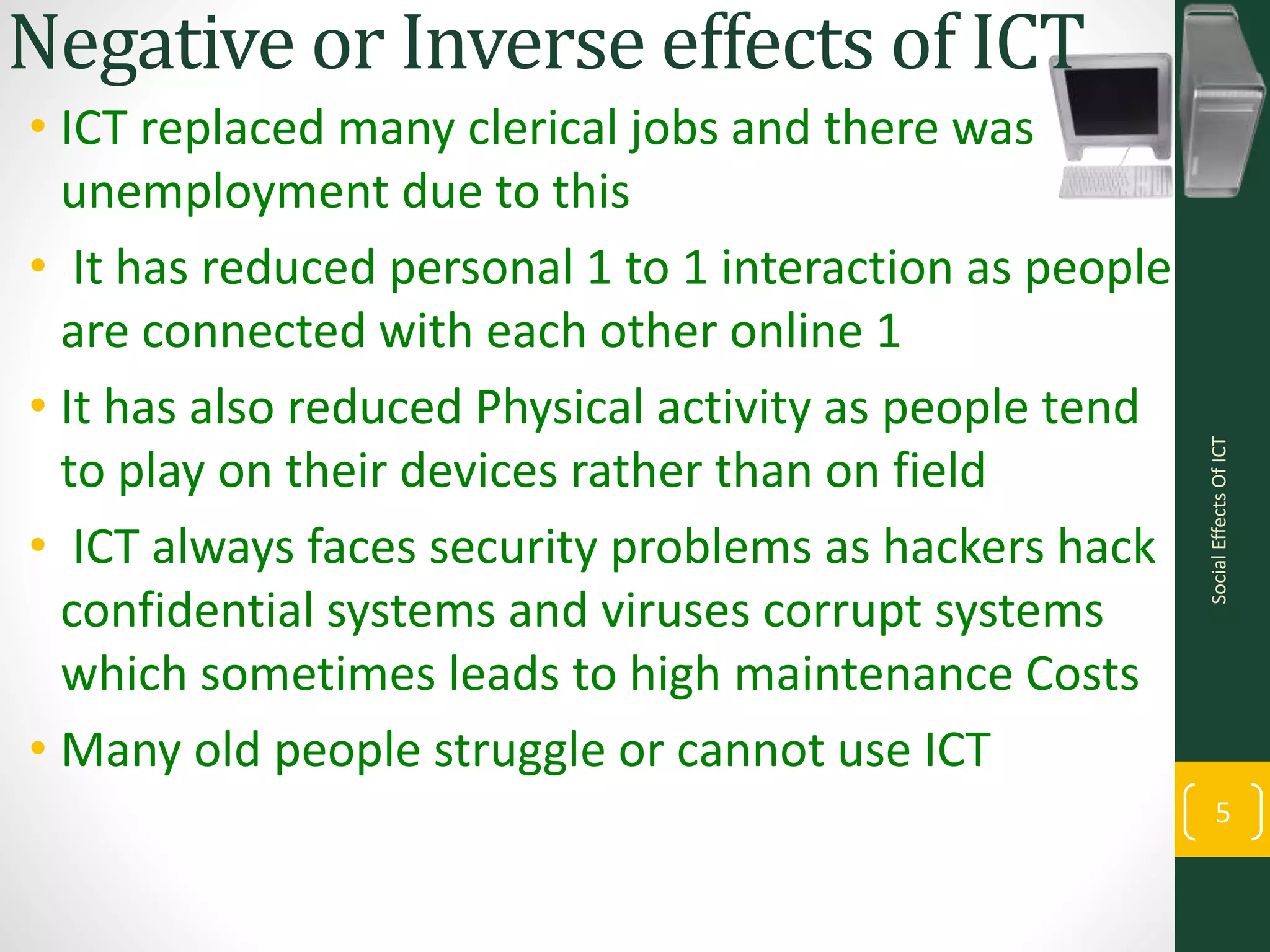 Effects Of Technology On Humans & Life | PPTX