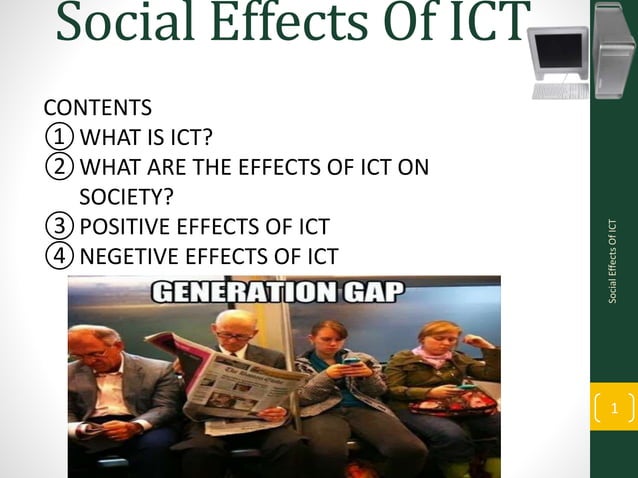 Effects Of Technology On Humans & Life | PPTX | Internet | Computing