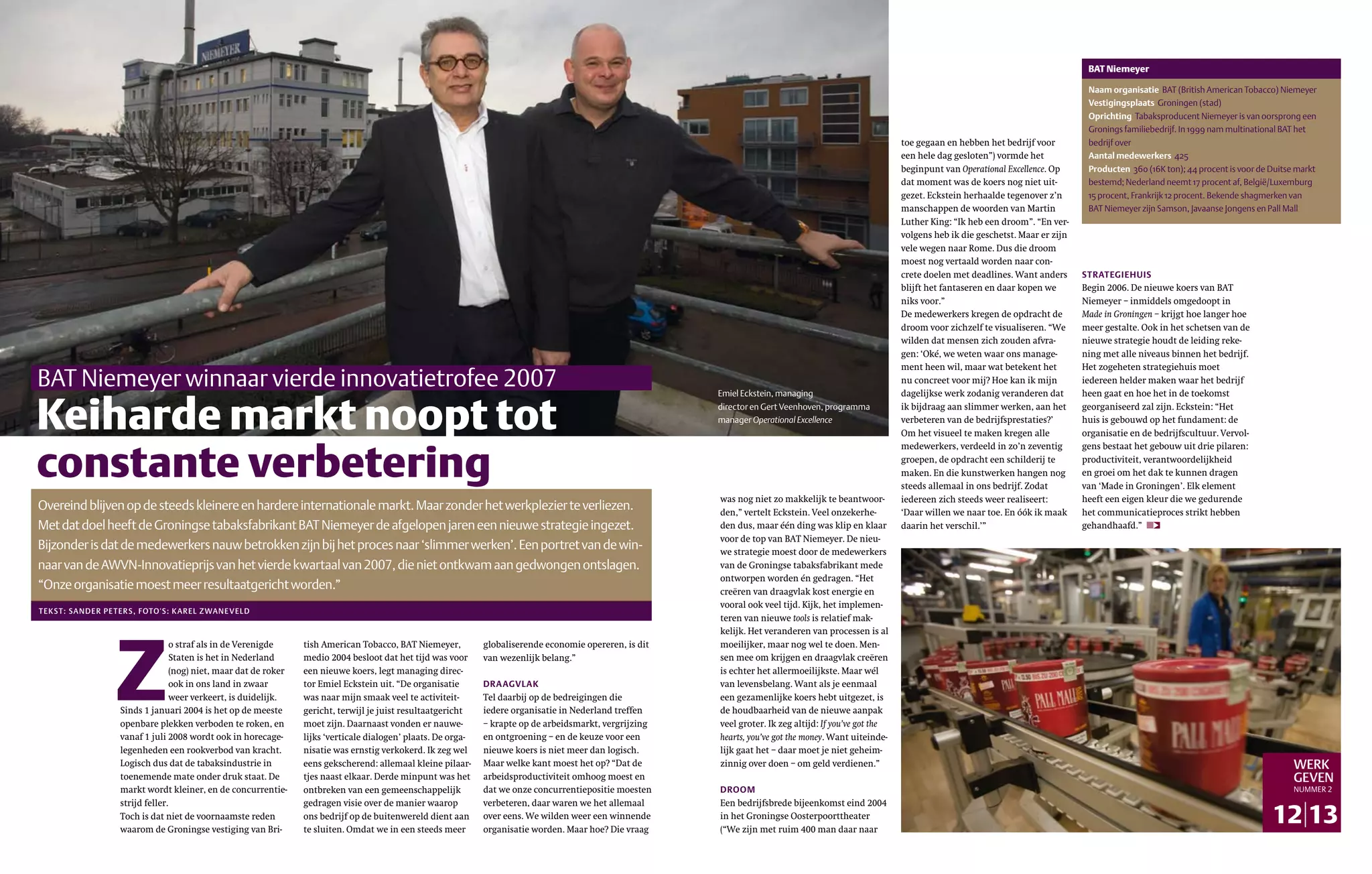 Sociale innovatieprijs AWVN 4e kwartaal 2007 | PDF