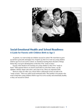 Social Emotional Booklet | PDF