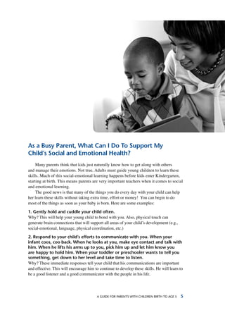 Social Emotional Booklet | PDF