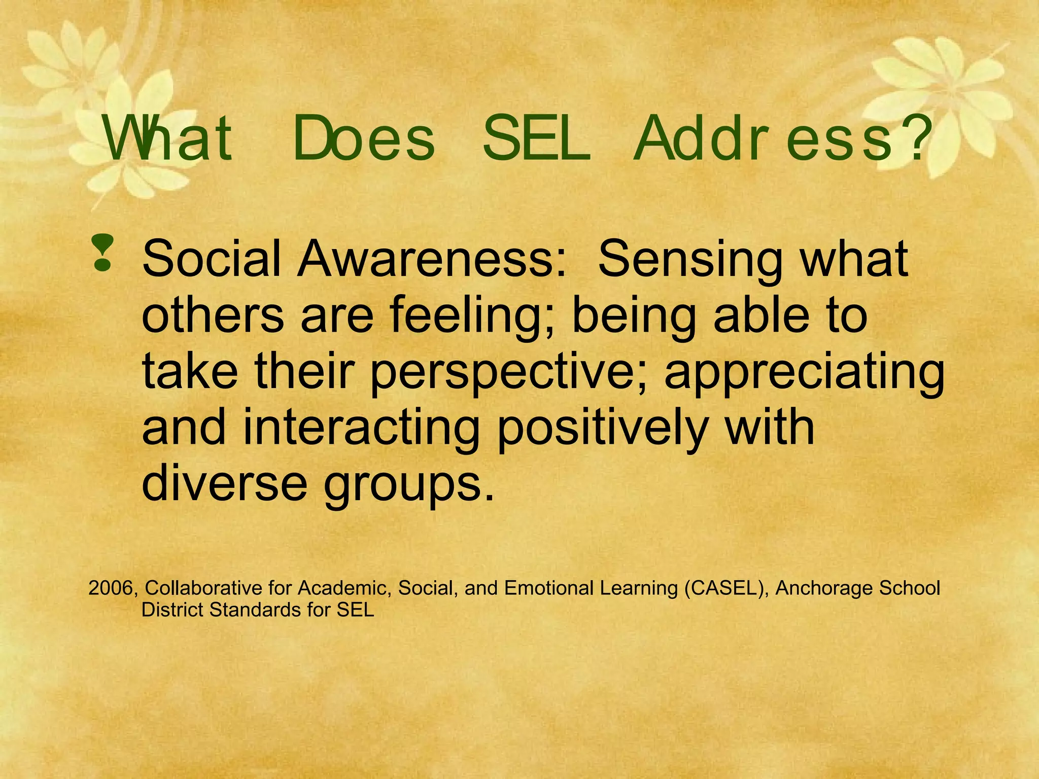 Social emotional learning | PPT