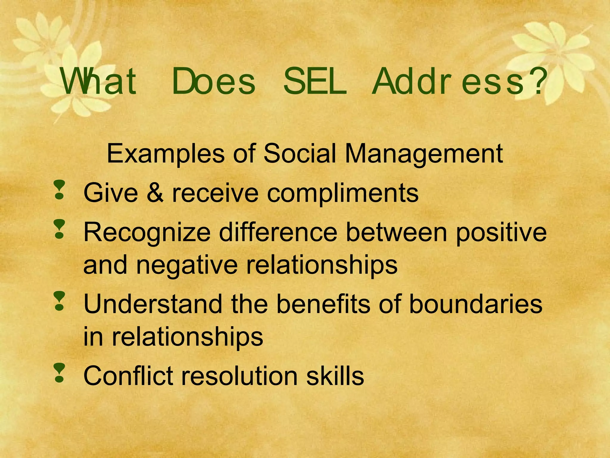 Social emotional learning | PPT