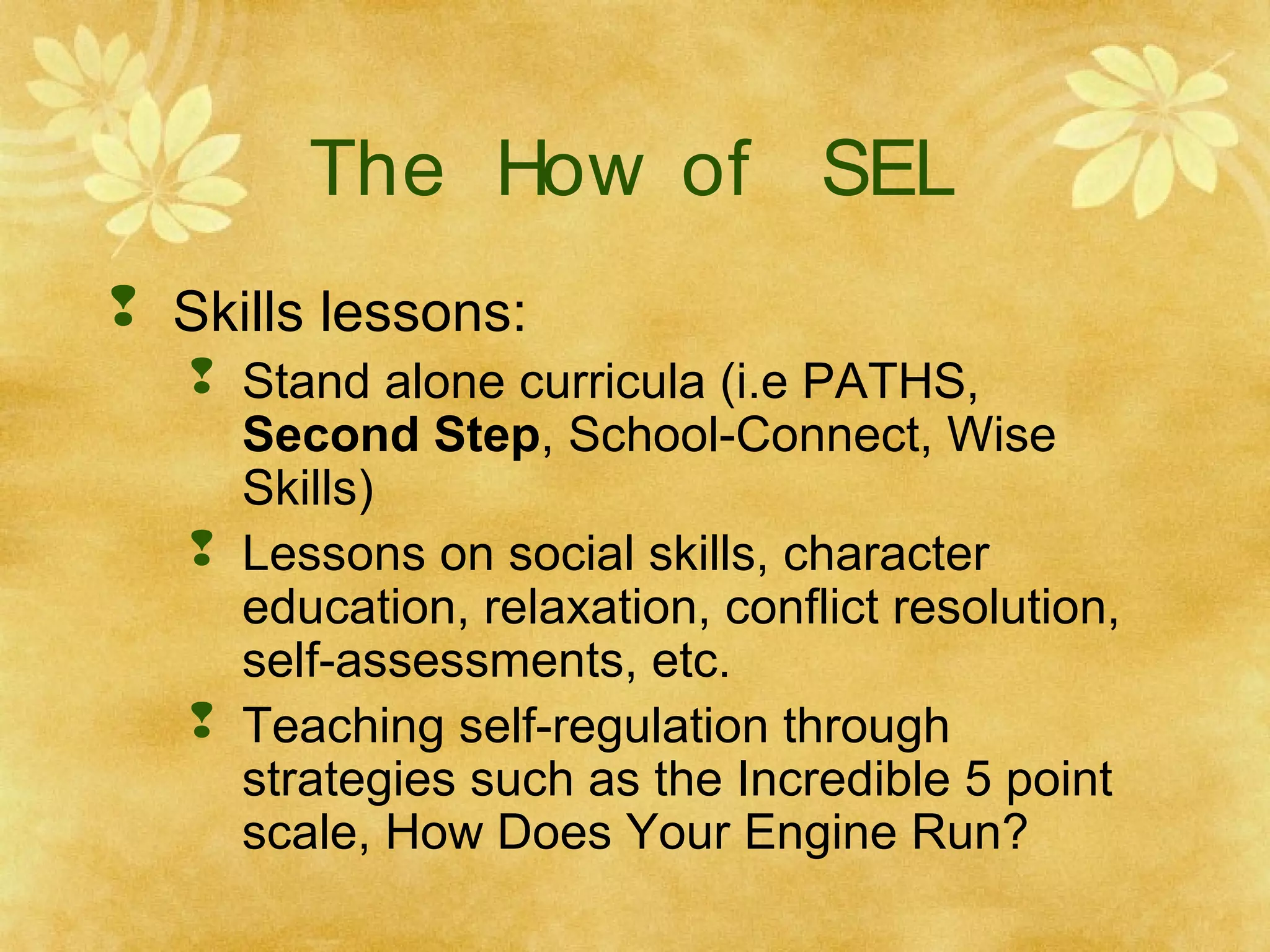 Social emotional learning | PPT