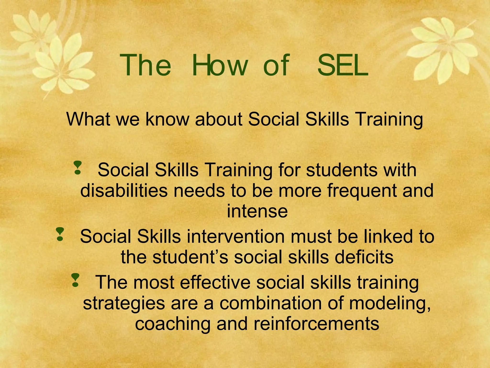 Social emotional learning | PPT