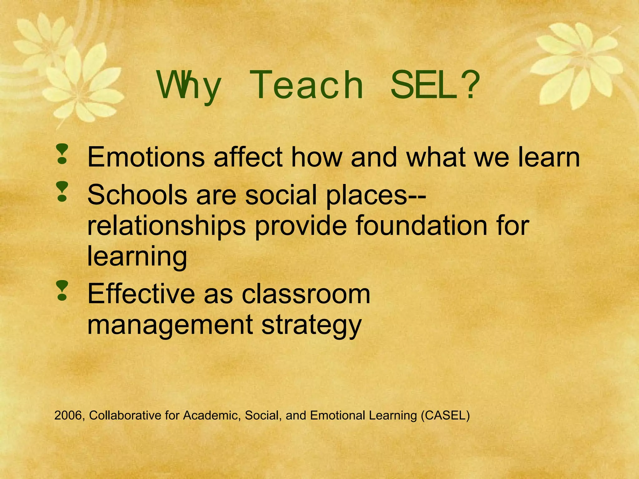 Social emotional learning | PPT