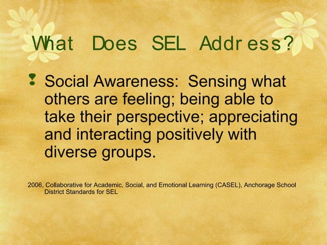 Social emotional learning | PPT