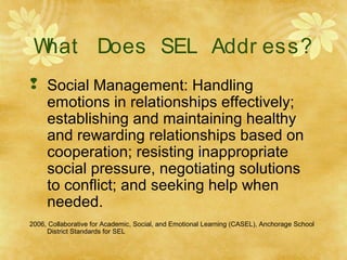 Social emotional learning | PPT