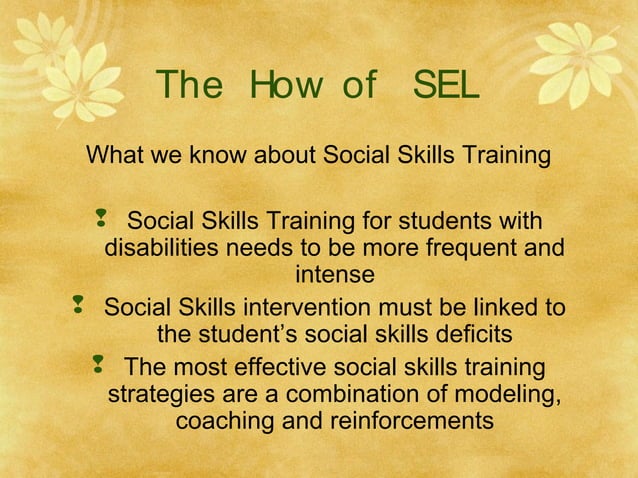 Social emotional learning | PPT