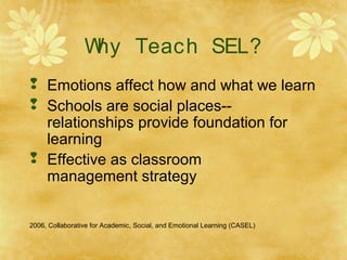 Social emotional learning | PPT