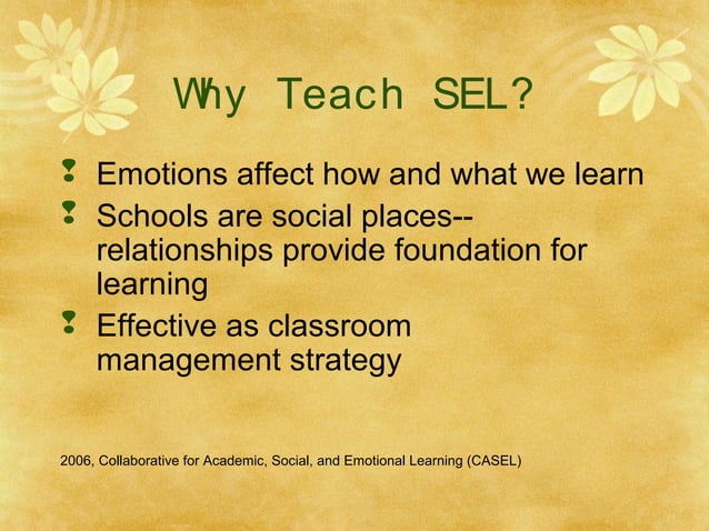 Social emotional learning | PPT