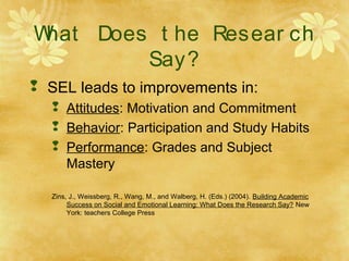 Social emotional learning | PPT