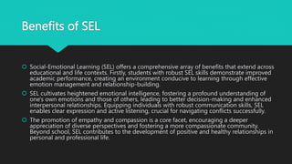 Social Emotional Learning.pptx | Educational Assessment | Education