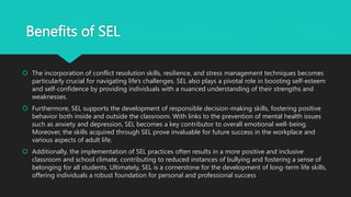Social Emotional Learning.pptx | Educational Assessment | Education