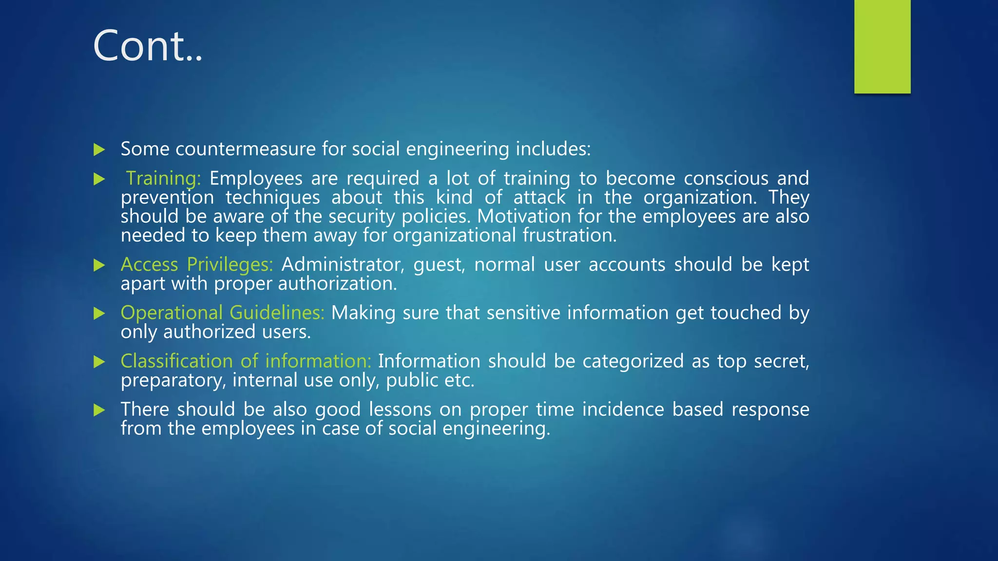 Social engineering: A Human Hacking Framework | PPTX