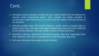 Social engineering: A Human Hacking Framework | PPTX