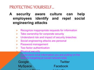 Social engineering | PPTX