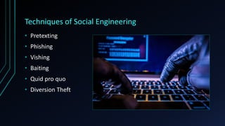 Introduction to Social engineering | Techniques of Social engineering ...