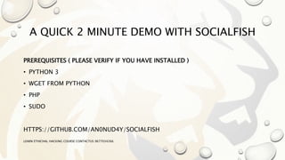 Social engineering | PPTX