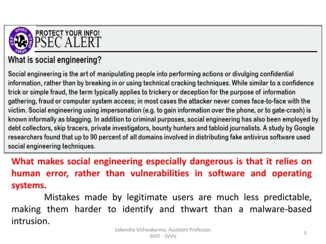 Social engineering | PPTX | Internet Safety | Parenting