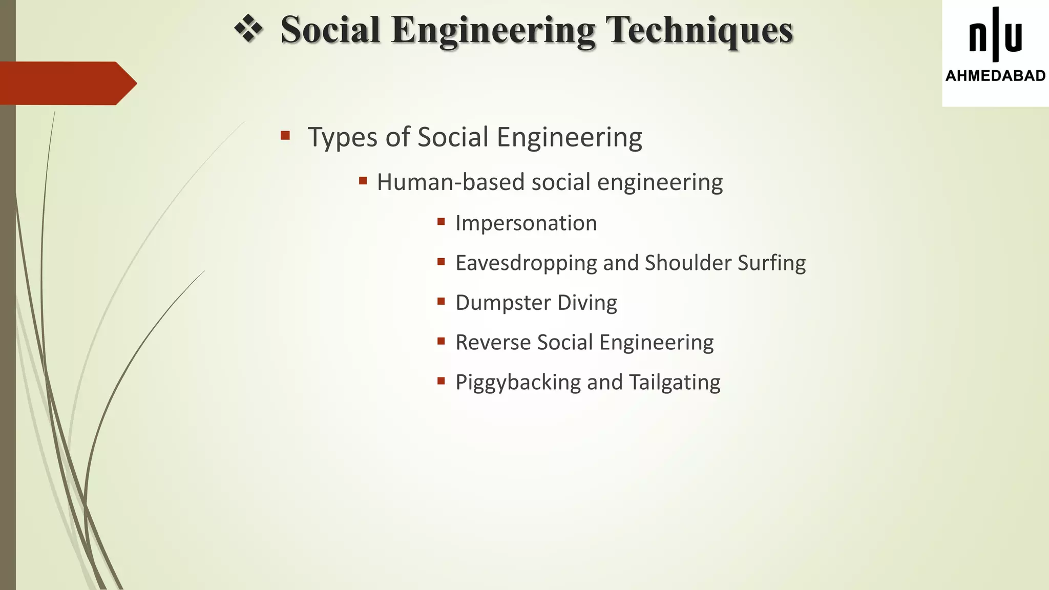 Social engineering | PPTX