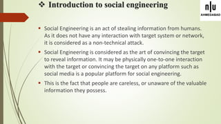 Social engineering | PPTX
