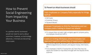 Social Engineering- What is It and How to Prepare for it. | PPT