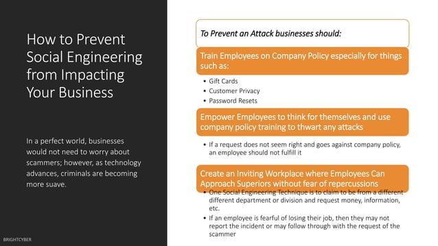 Social Engineering- What is It and How to Prepare for it. | PPT