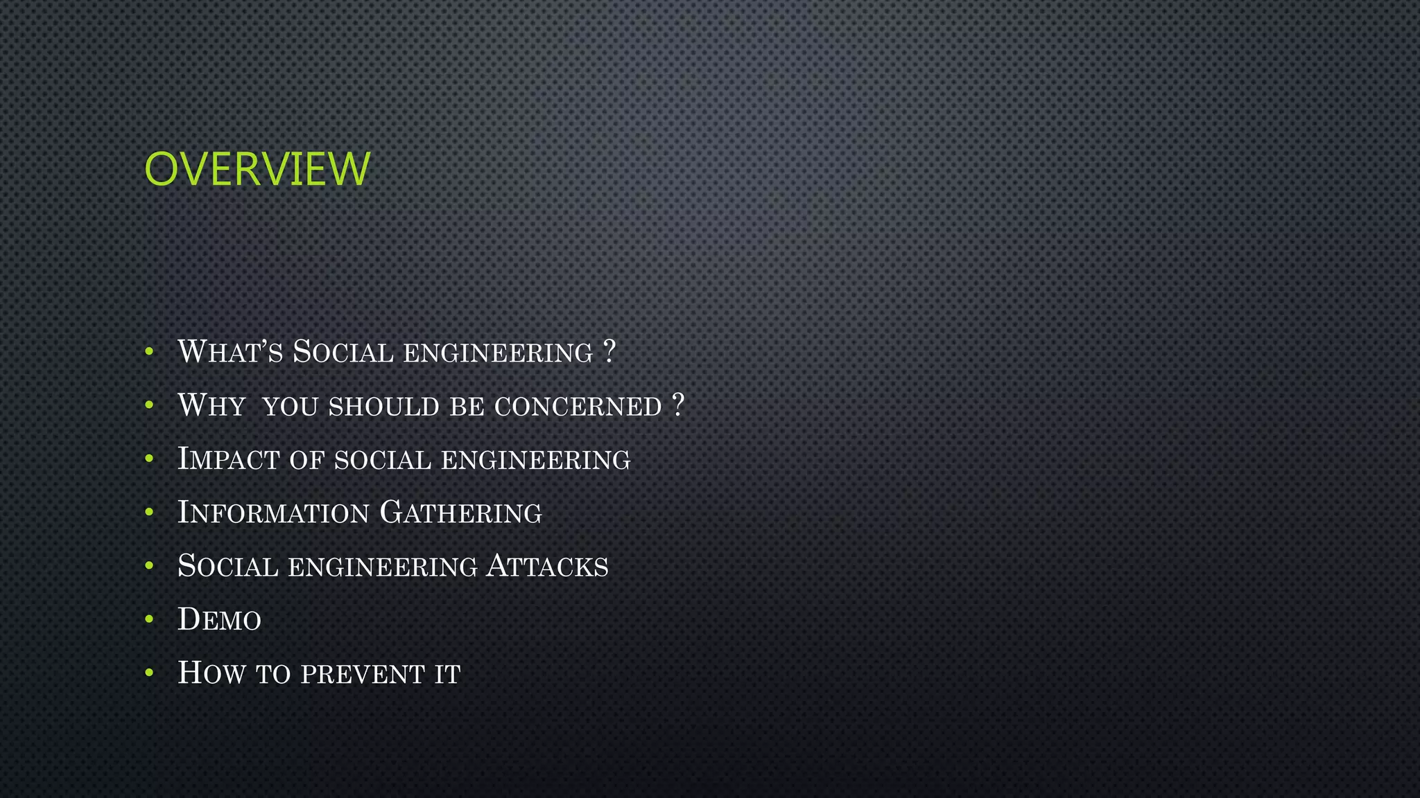 Social engineering | PPTX