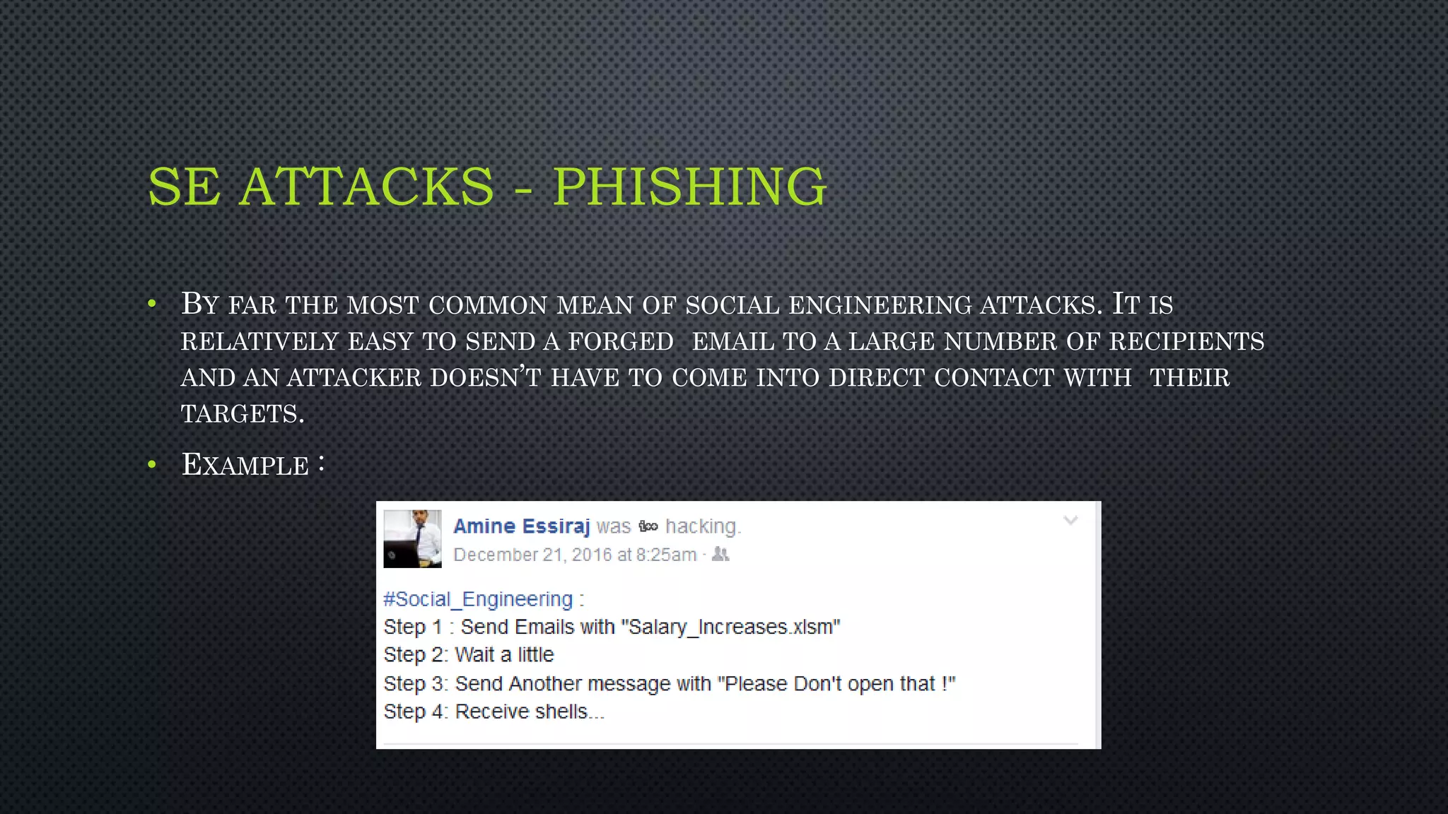 Social engineering | PPTX