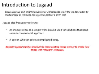 Social engineering and indian jugaad | PPT