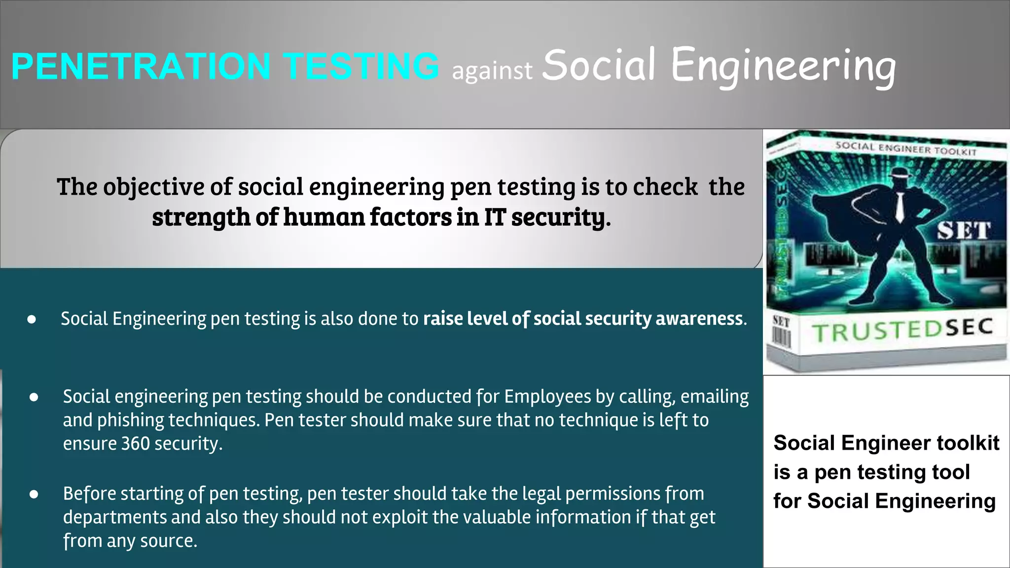 Social engineering hacking attack | PPTX