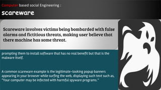 Social engineering hacking attack | PPT