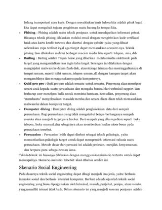 Social engineering techniques and solutions | DOCX