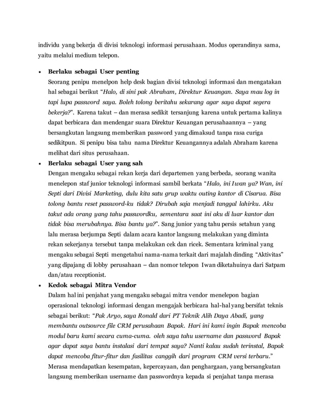 Social engineering techniques and solutions | PDF