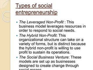 Social Entrepreneurship | PPTX