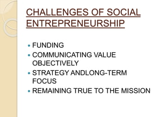 Social Entrepreneurship | PPTX
