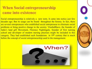 Social entrepreneurship | PPTX